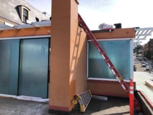 Temporary Window Glass Protection Film During Construction